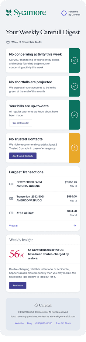 Carefull For Advisors | The financial safety service