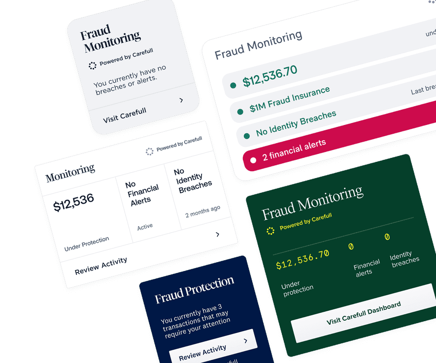 Carefull For Banks & Credit Unions | The financial safety service